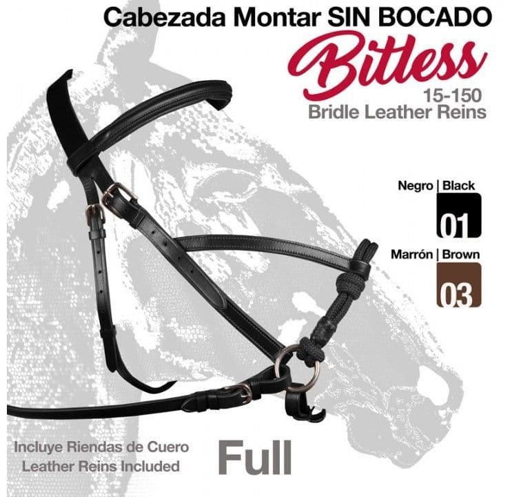 Zaldi bitless bridle