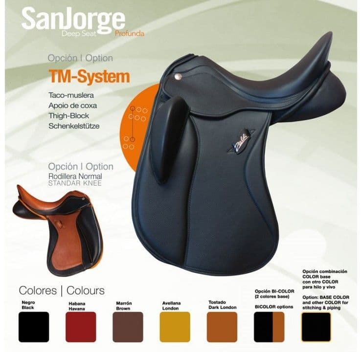 Zaldi professional competition dressage saddle SANJORGE