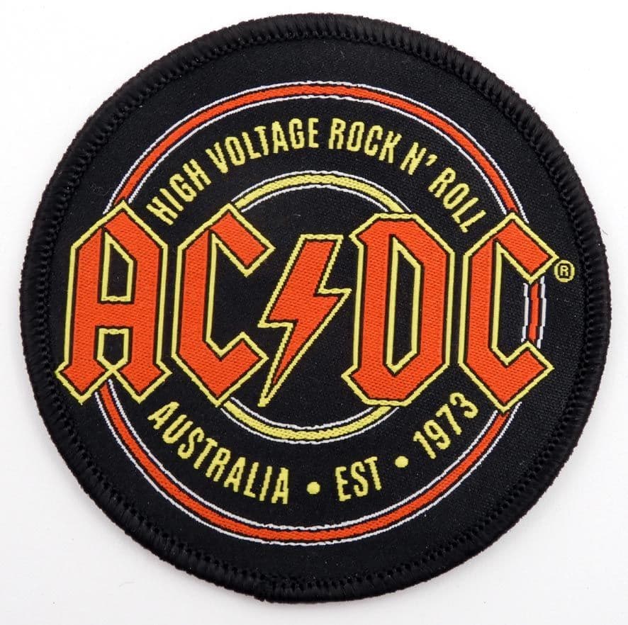 AC/DC - High Voltage Rock N Roll Woven Patch