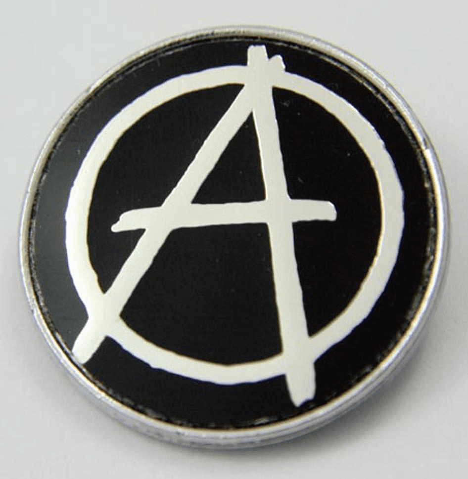 Anarchy - Symbol Lapel Badge