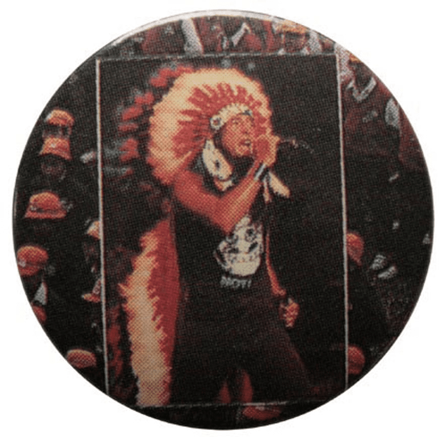 Anthrax - Indian Headdress Button Badge