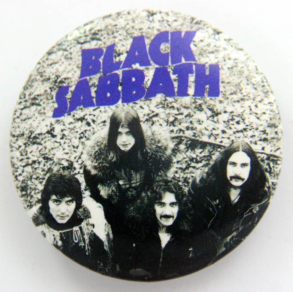 Black Sabbath - Group Large Button Badge