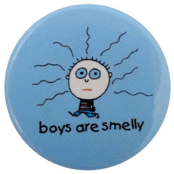Boys are Smelly - Button Badge