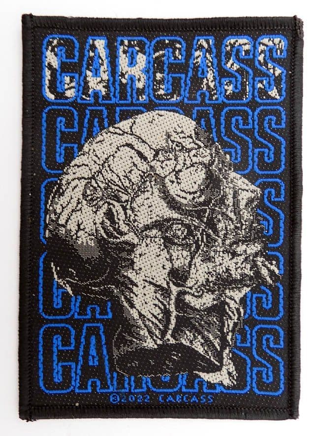 Carcass - Necro Head Woven Patch