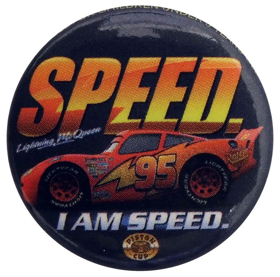 Cars - I am Speed Button Badge