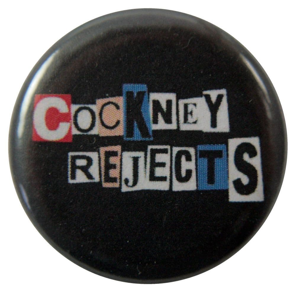 Cockney Rejects - Colour Logo 2 Button Badge