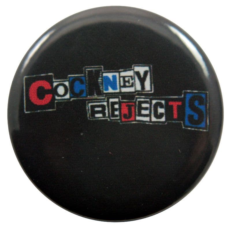 Cockney Rejects - Colour Logo Button Badge