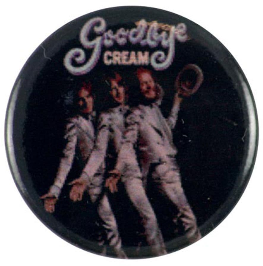 Cream - Goodbye Button Badge