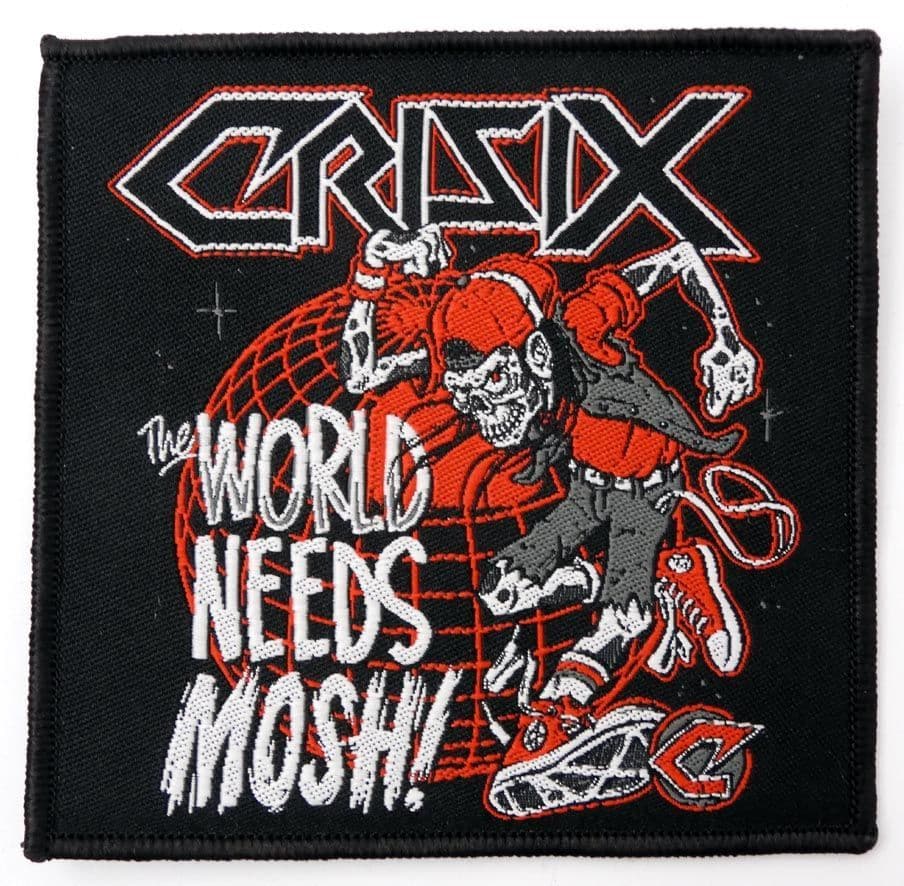 Crisix - The World Needs Mosh Woven Patch