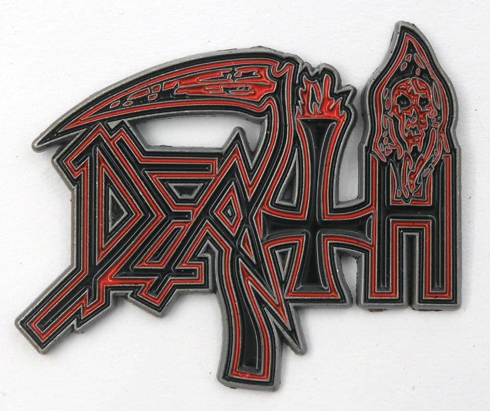 Death - Human Logo Enamelled Metal Lapel Badge