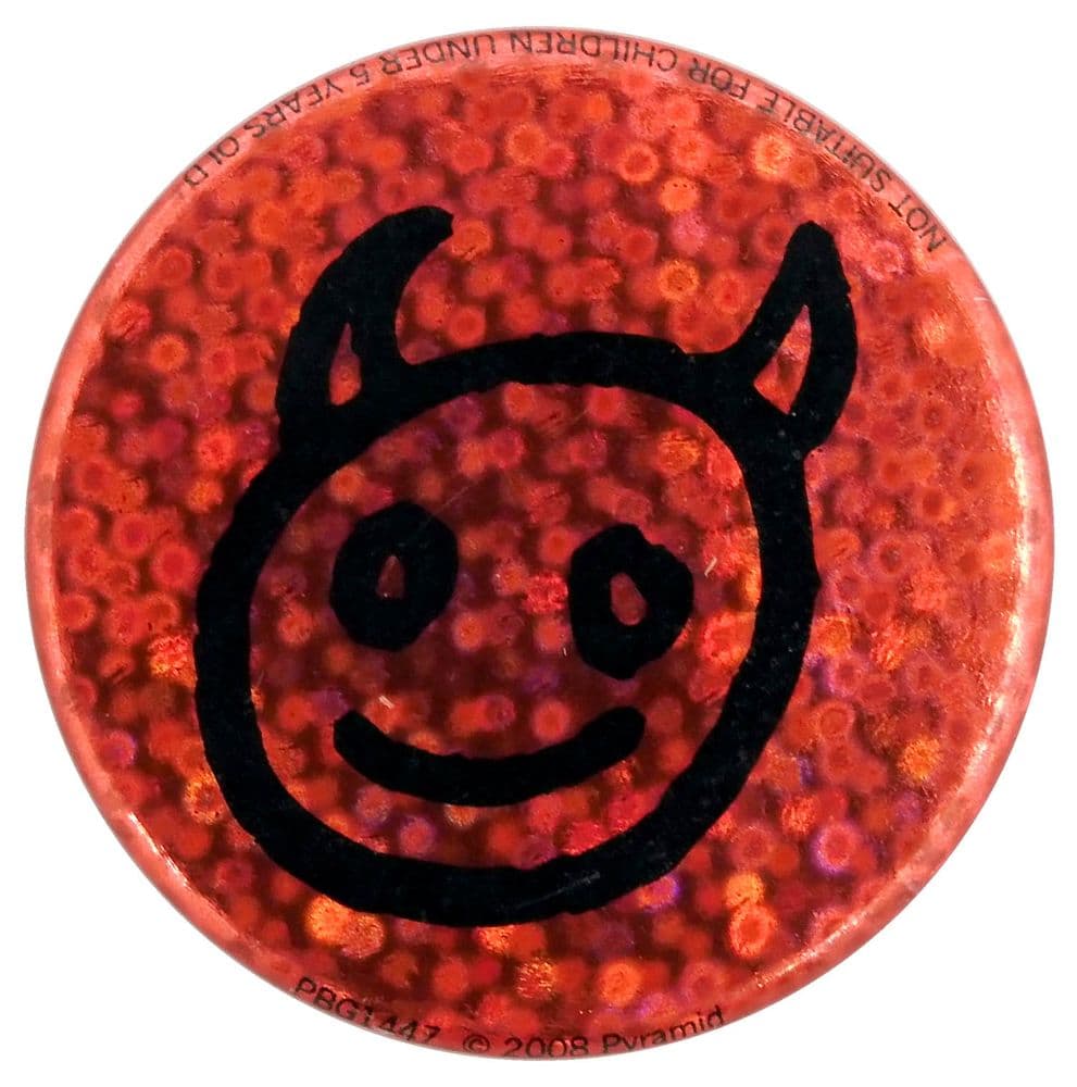 Devil - Glittery Button Badge