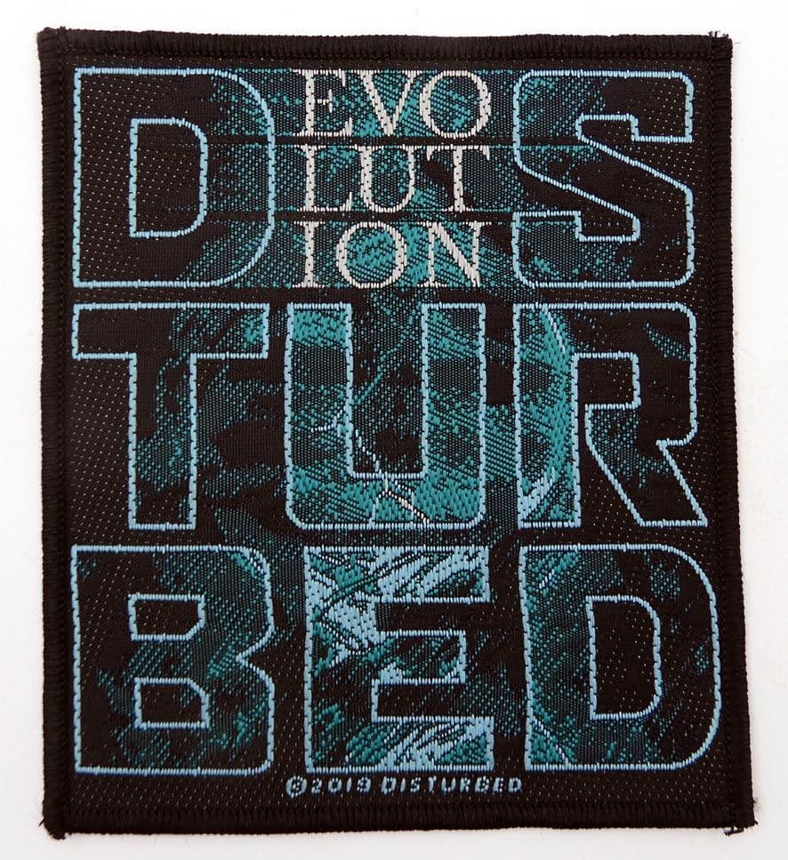 Disturbed - Evolution Name Woven Patch