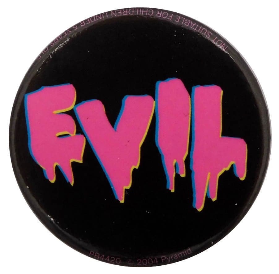 Evil - Button Badge