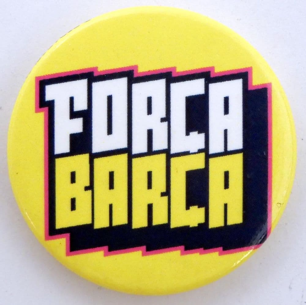 FC Barcelona - Forca Barca 32mm Button Badge