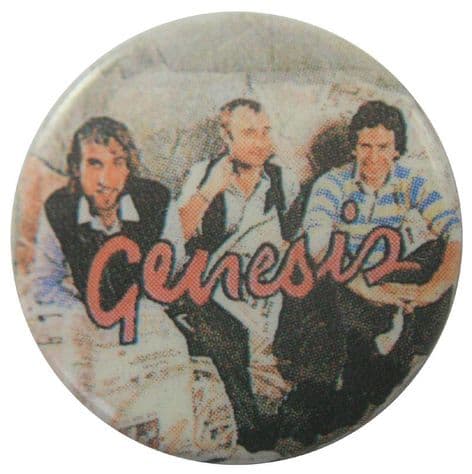 Genesis - Group Sitting Button Badge
