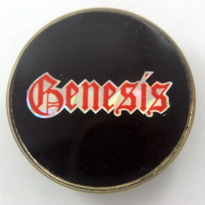 Genesis - Logo Black Prismatic Crystal Badge