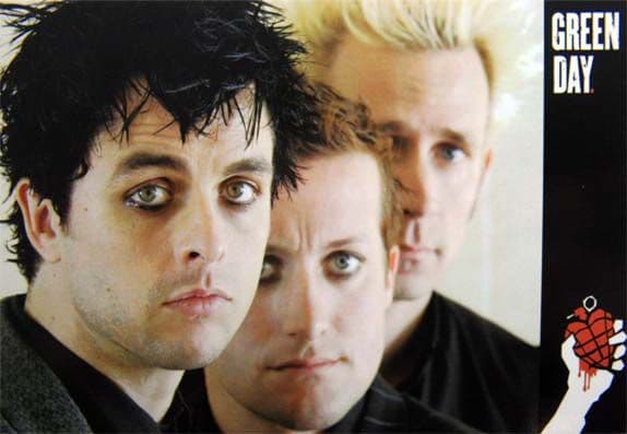 Green Day - Group Postcard