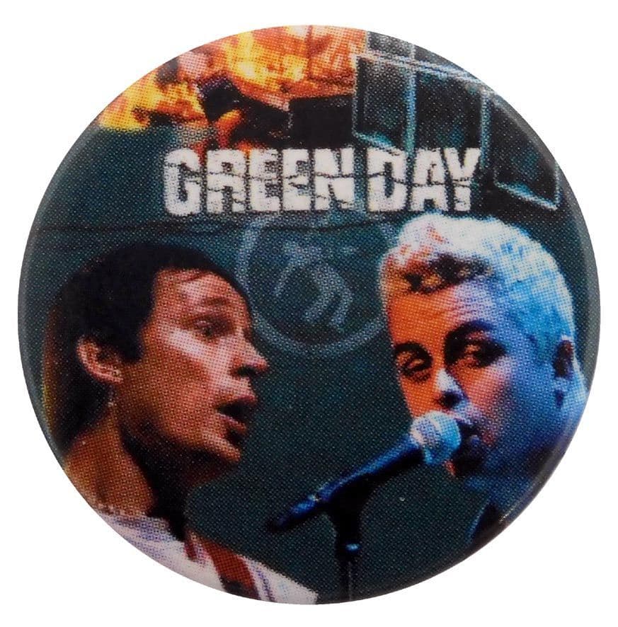 Green Day - Singing Button Badge