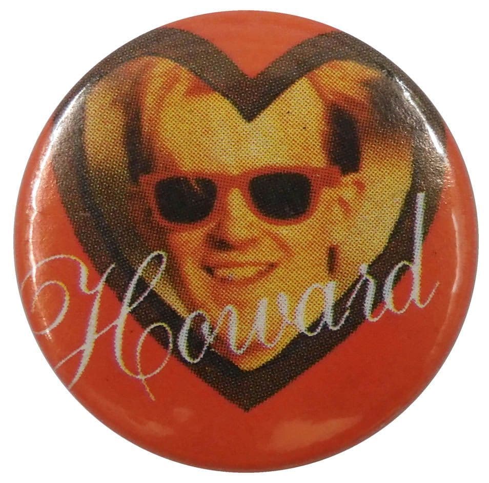 Howard Jones - Heart Button Badge