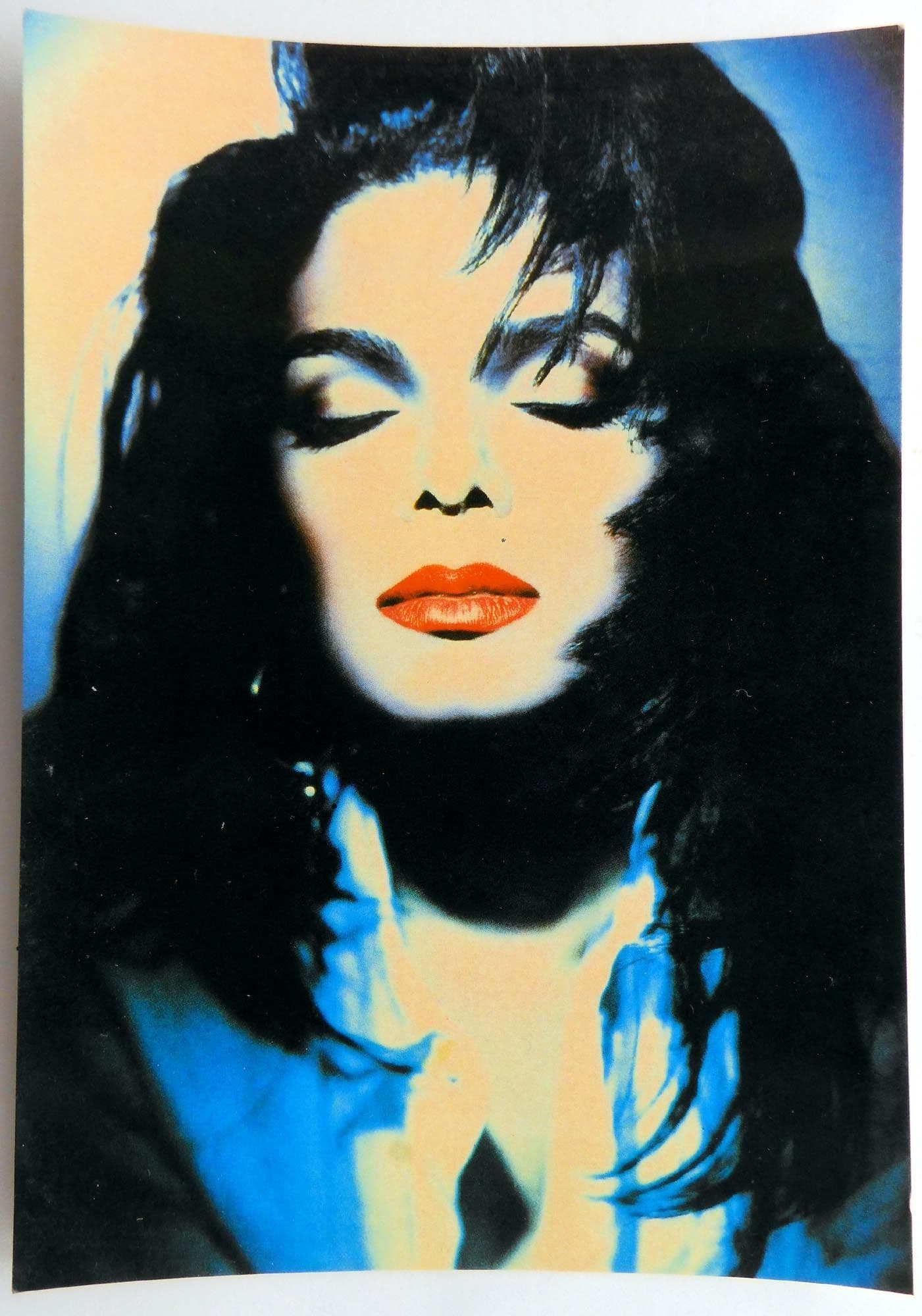 Janet Jackson - Eyes Closed Postcard