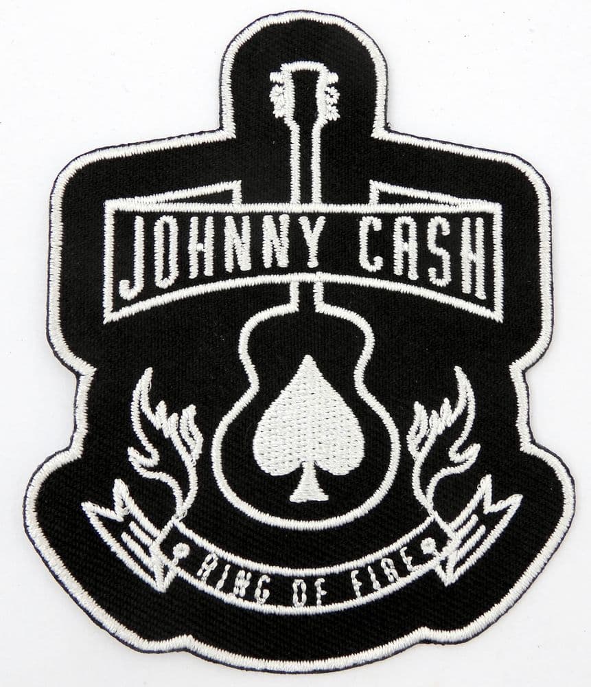 Johnny Cash - Ring of Fire Woven Patch