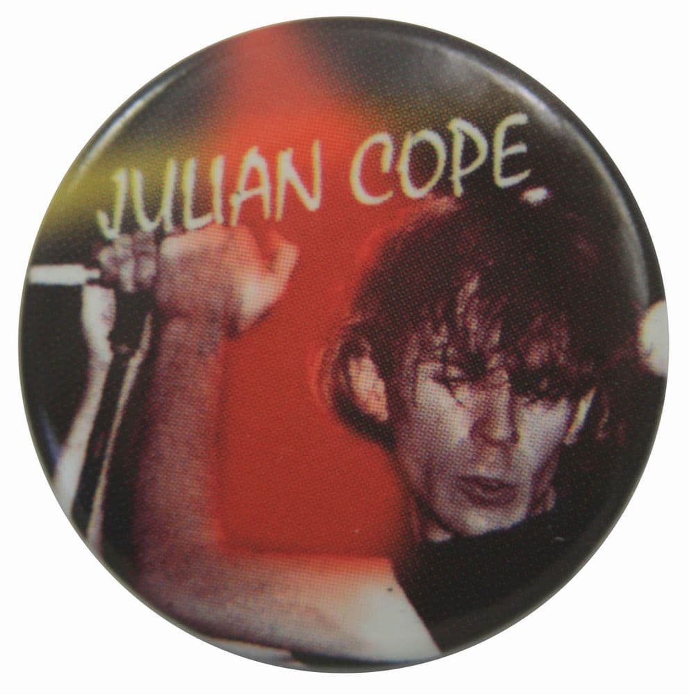 Julian Cope - On Stage Button Badge Julian Cope - On Stage Button Badge