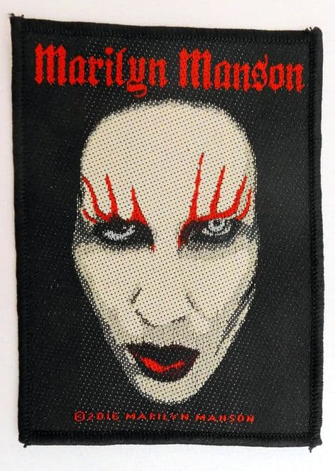 Marilyn Manson - Face Woven Patch