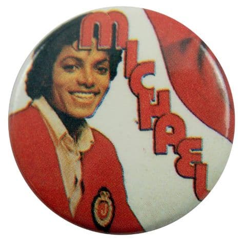 Michael Jackson - Michael Red Button Badge