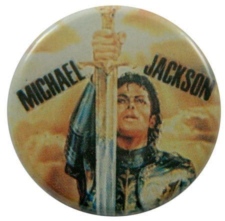 Michael Jackson - Sword Button Badge