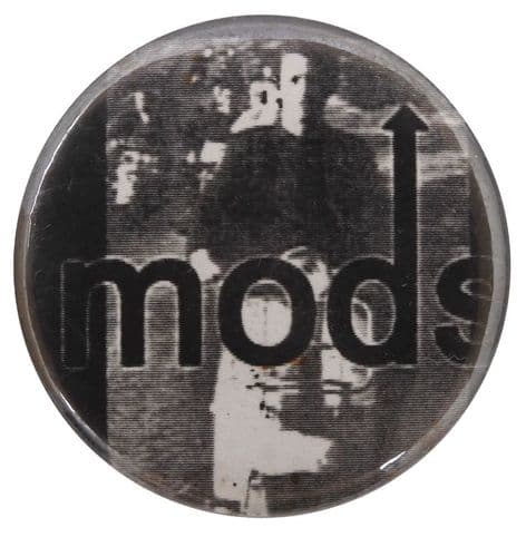 Mods - Black & White Button Badge