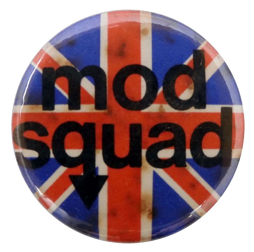 Mods - Mod Squad Union Jack Button Badge