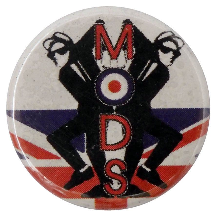 Mods - Rude Boys Union Jack Button Badge