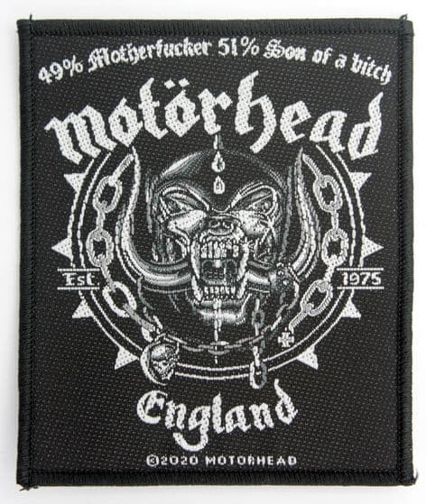 Motorhead - Warpig England Woven Patch