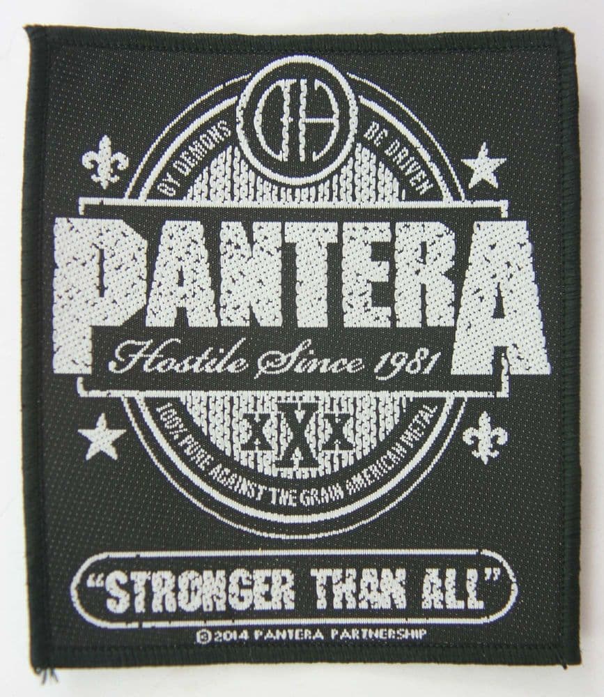 Pantera - Stronger Than All Woven Patch