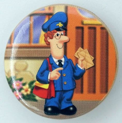 Postman Pat - Large Button Badge