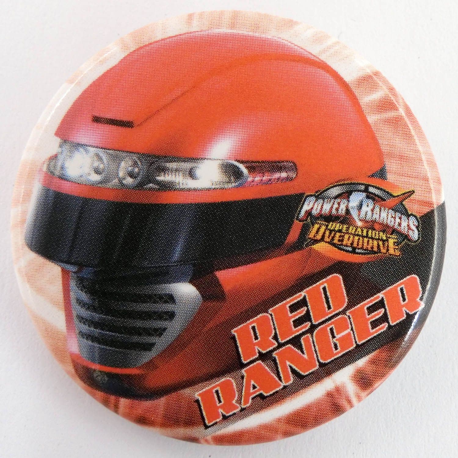 Power Rangers - Red Ranger Large Button Badge