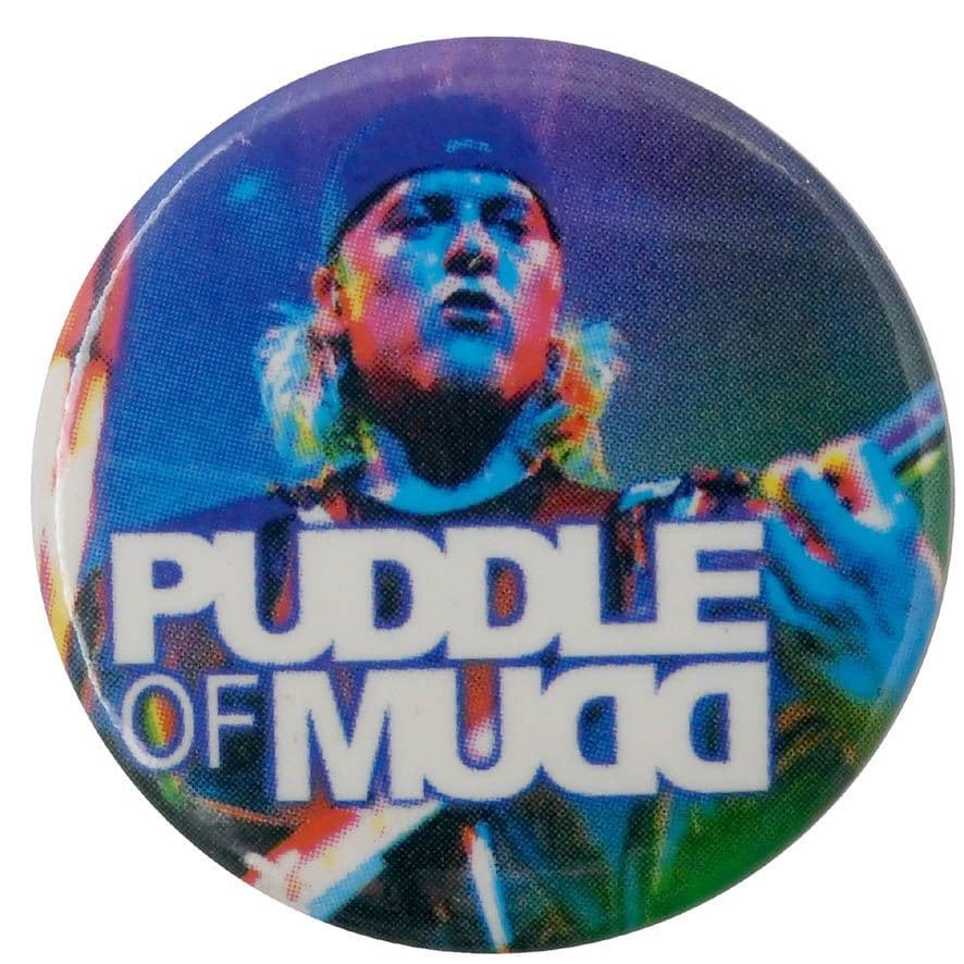 Puddle of Mudd - Stage Blue Button Badge