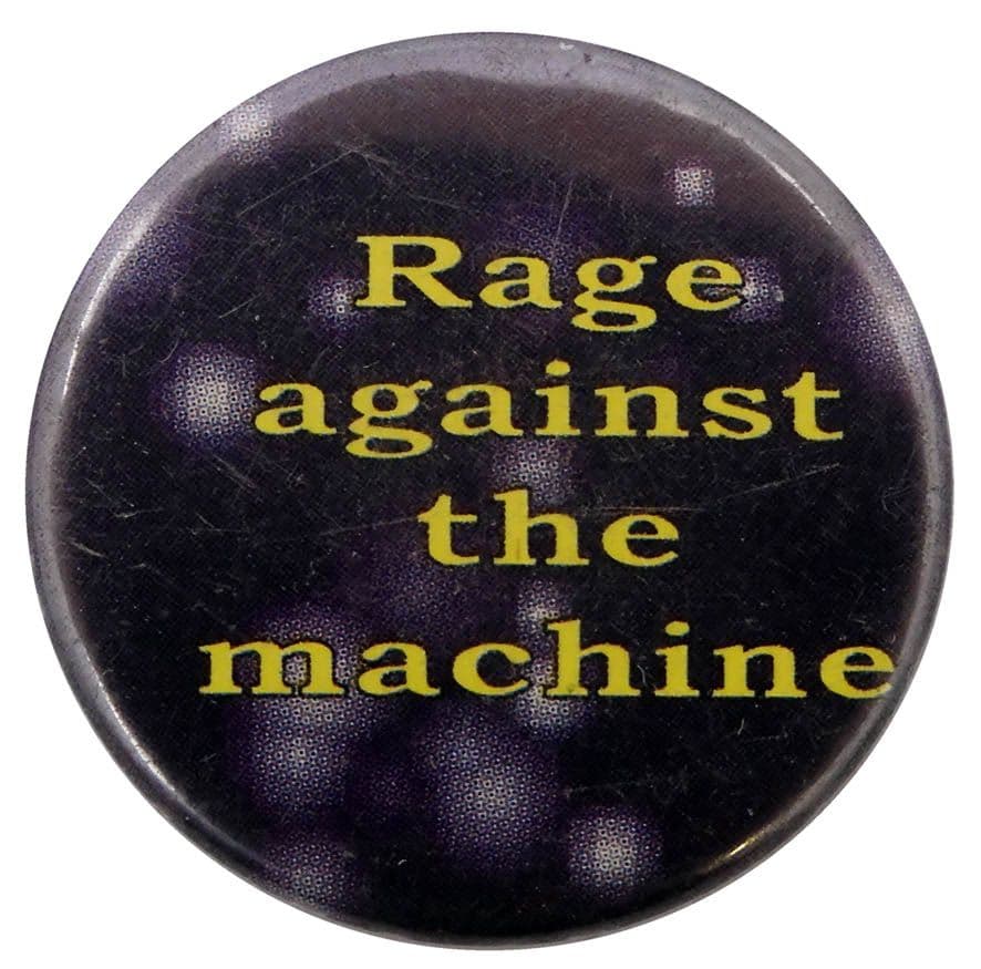 Rage Against the Machine - Name Button Badge