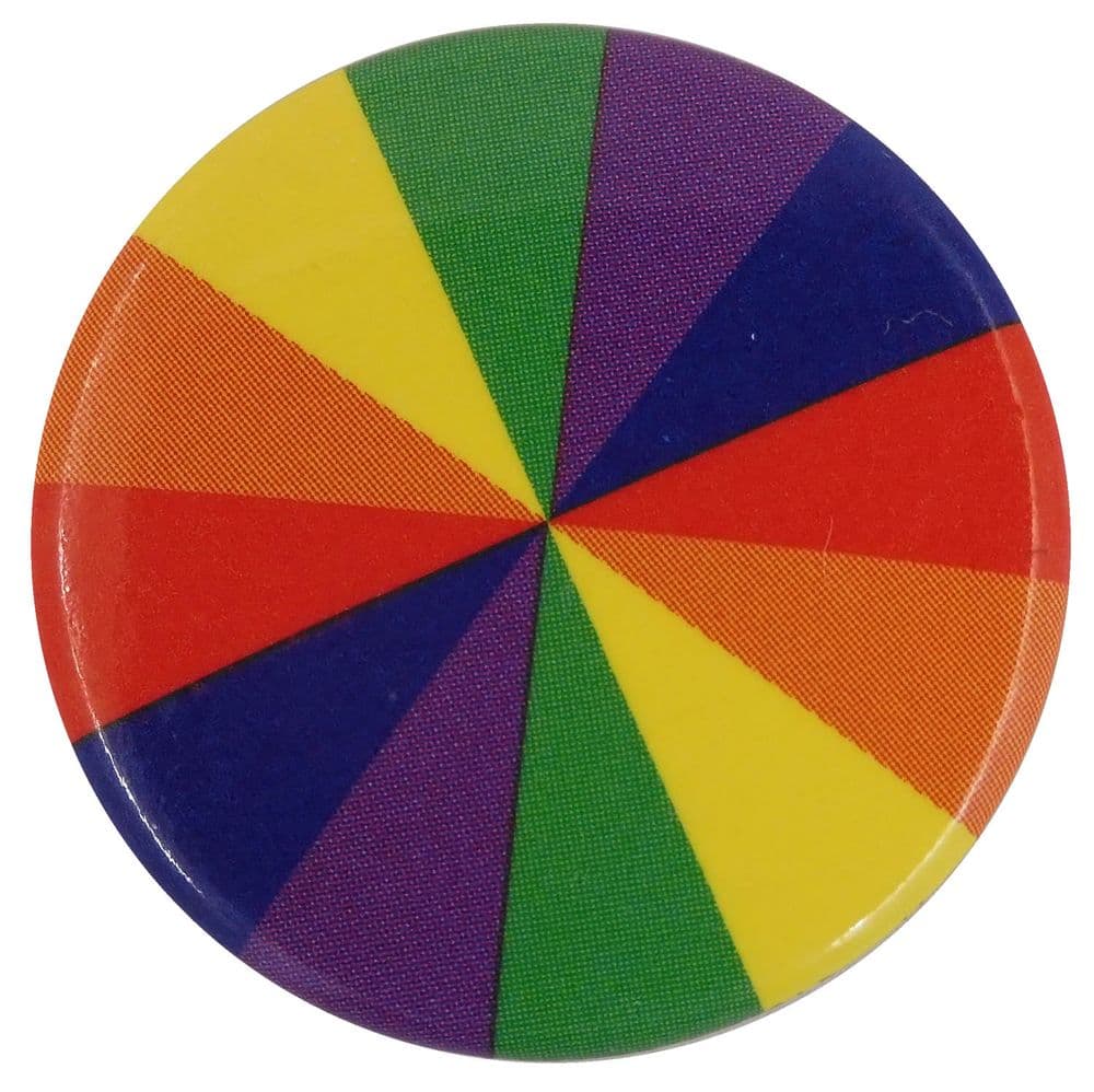 Rainbow Wheel - Button Badge LGBTQ