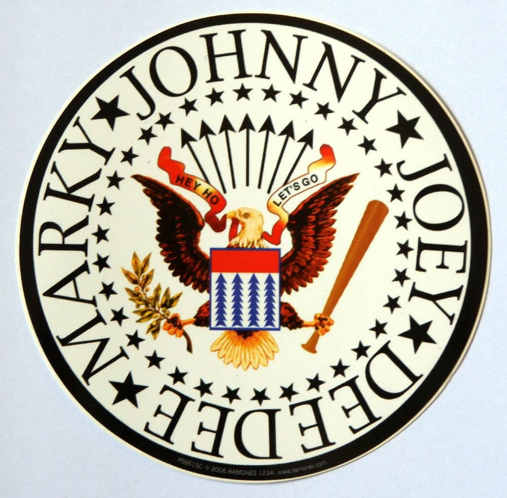 Ramones - Seal - White Sticker