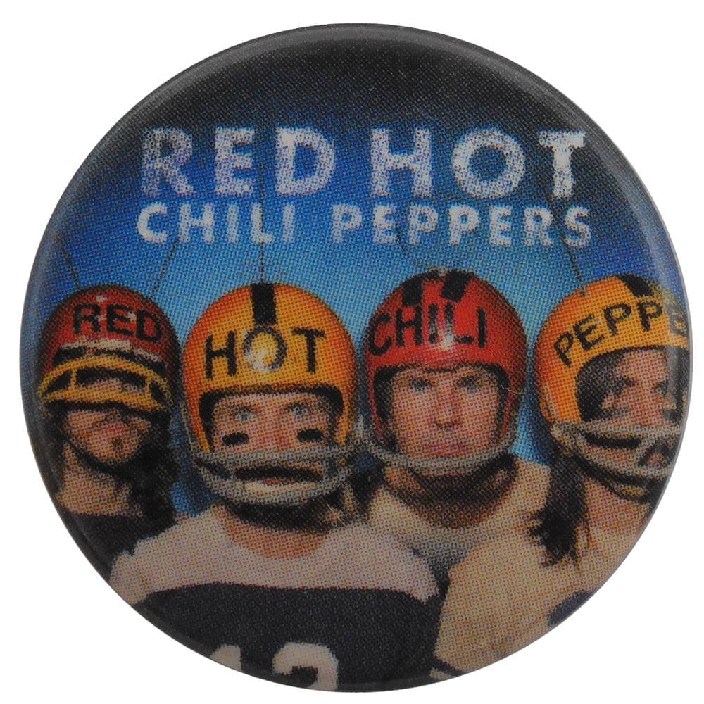 Red Hot Chili Peppers - Football Helmets Button Badge