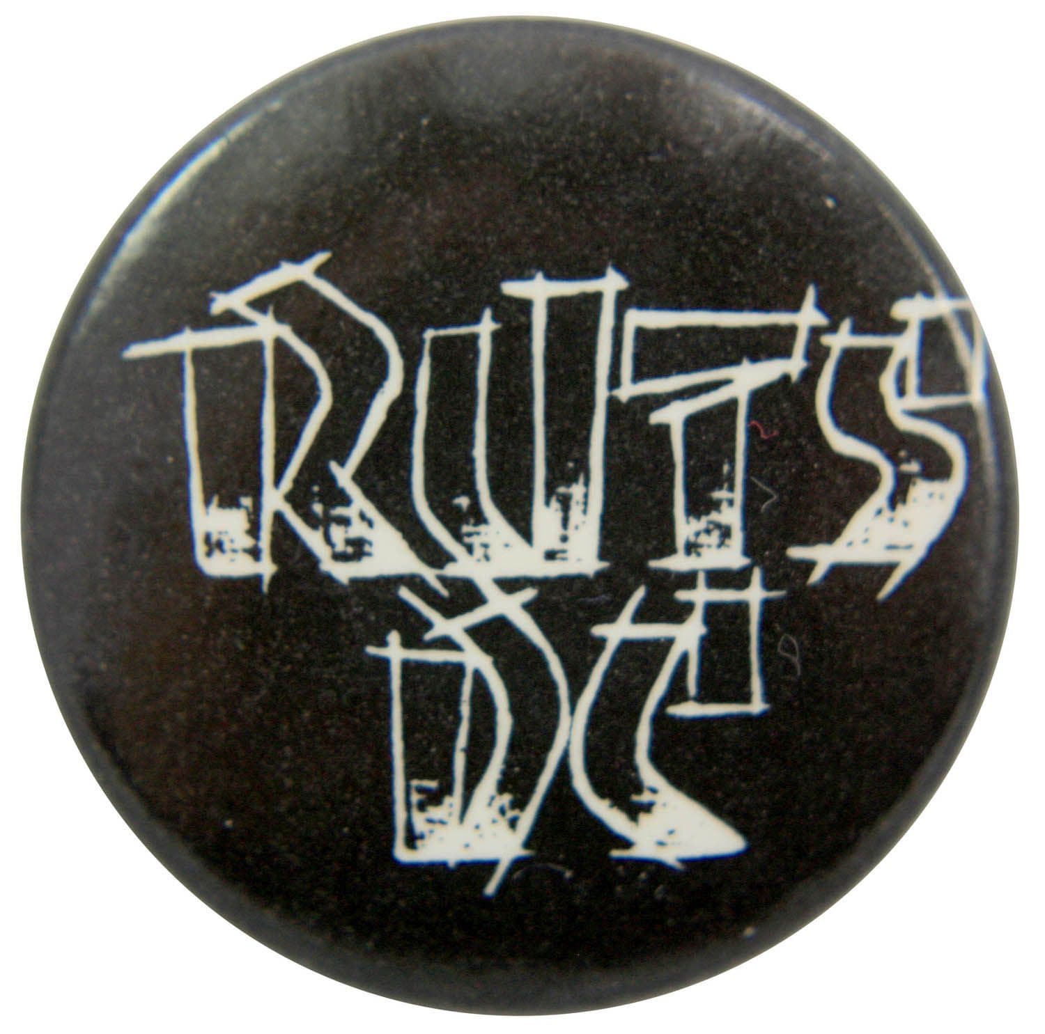 Ruts DC - Logo Black Button Badge