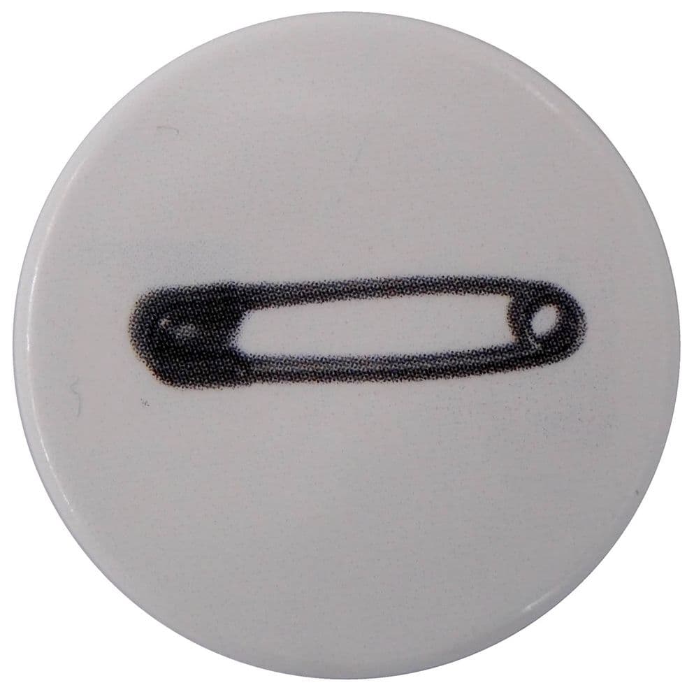 Safety Pin - Slogan Button Badge