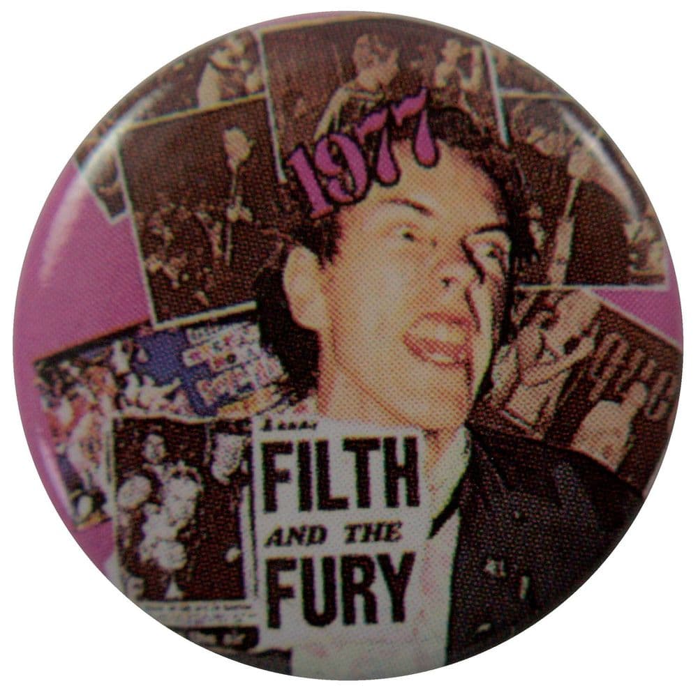 Sex Pistols Filth And The Fury Button Badge