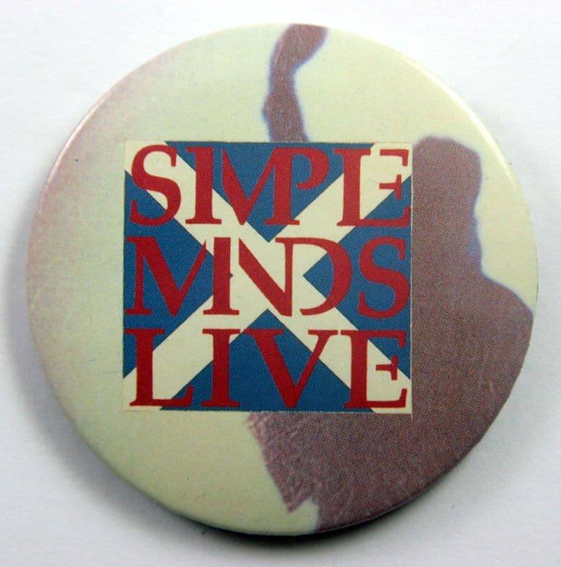 Simple Minds Flag Logo 56mm Badge