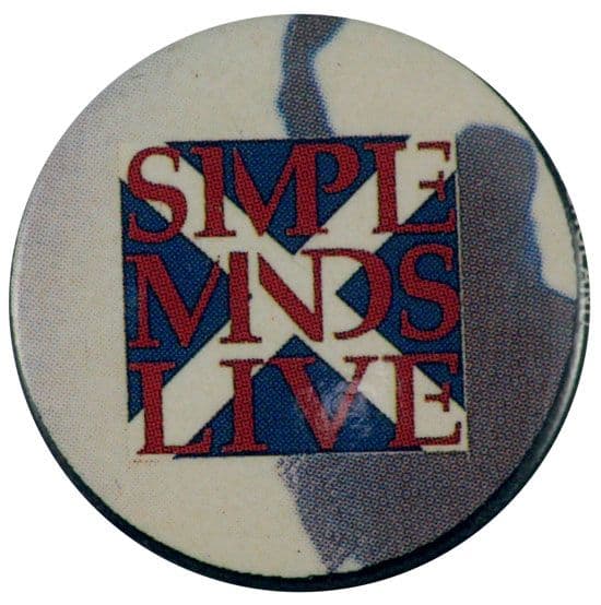 Simple Minds - Flag Logo Button Badge