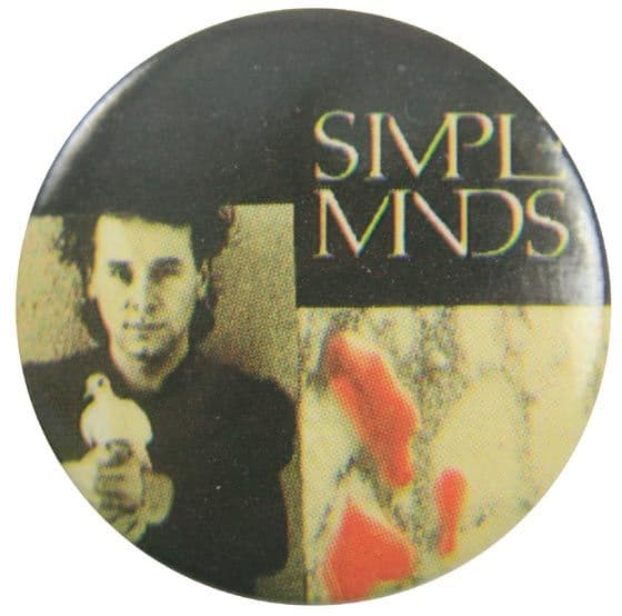 Simple Minds - Jim Dove 2 Button Badge