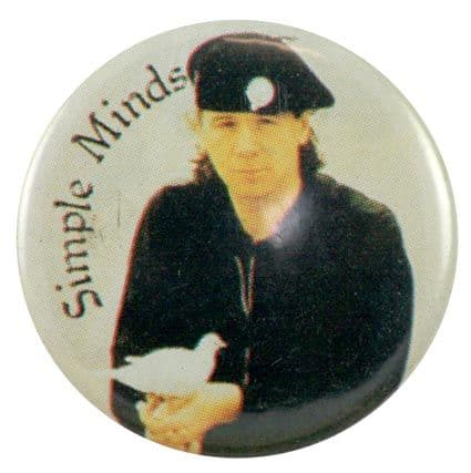 Simple Minds - Jim Dove Button Badge