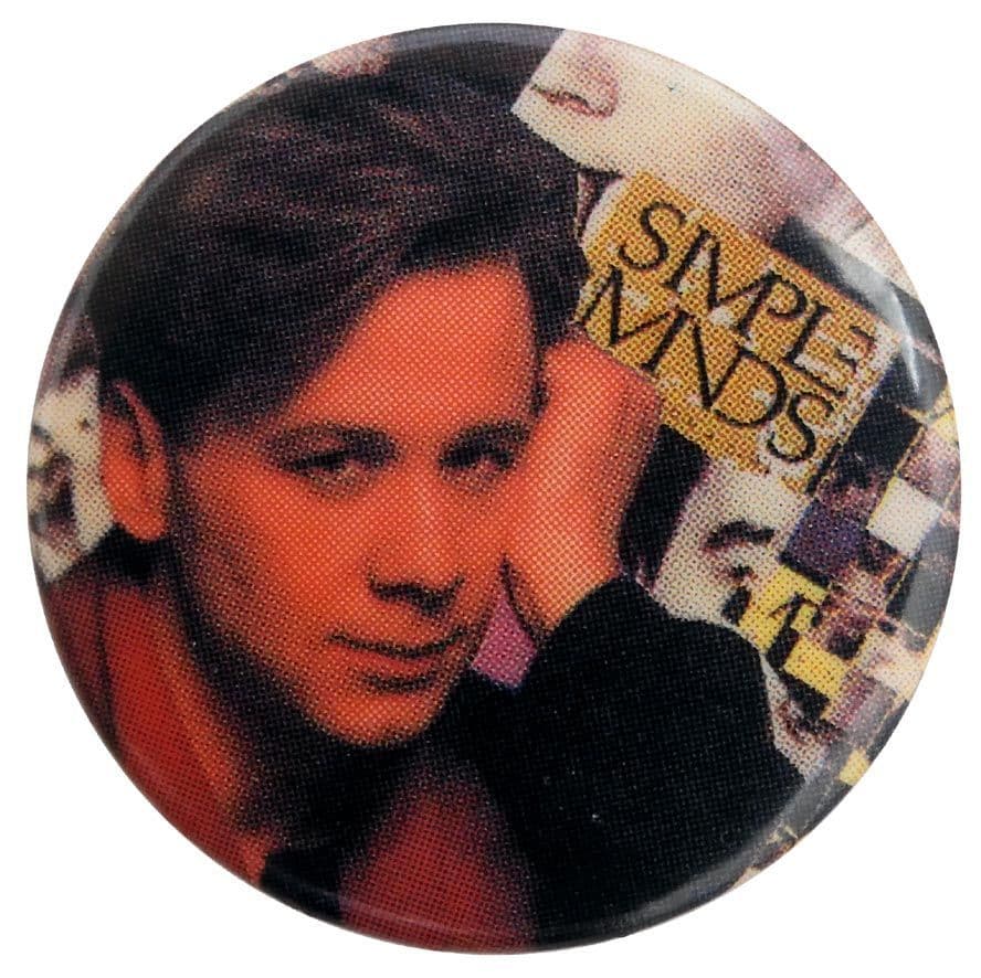Simple Minds - Jim Hand Button Badge