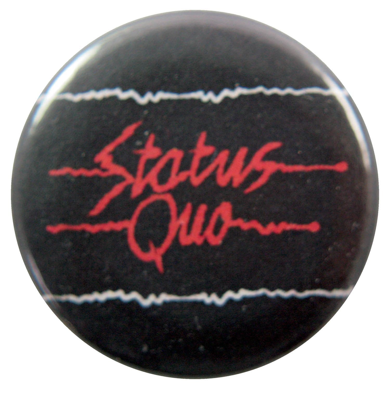Status Quo - Electric Logo Button Badge